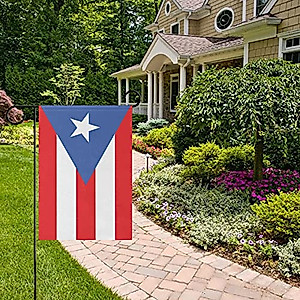 Puerto Rico Garden Flag Puerto Rico Flag Double Sided Polyester Flag Small Yard Flag for Holiday Outdoor Decorations 12x18 Inch