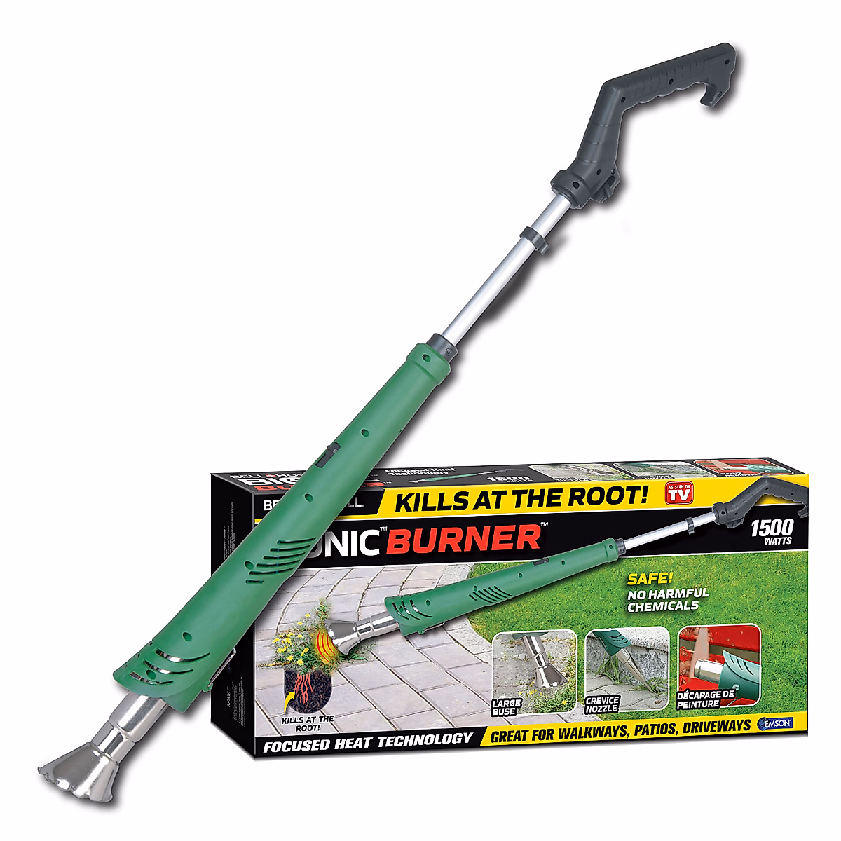 Bionic Burner Weed Torch, Weed Burner Torch, All in 1 NON Propane Torch Weed Burner, Ice Melter Firepit Lighter Weed with Wide & Crevice Nozzle AS SEEN ON TV