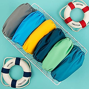 ALVABABY Baby Cloth Diapers One Size Adjustable Washable Reusable for Baby Girls and Boys 6 Pack with 12 Inserts 6BM101