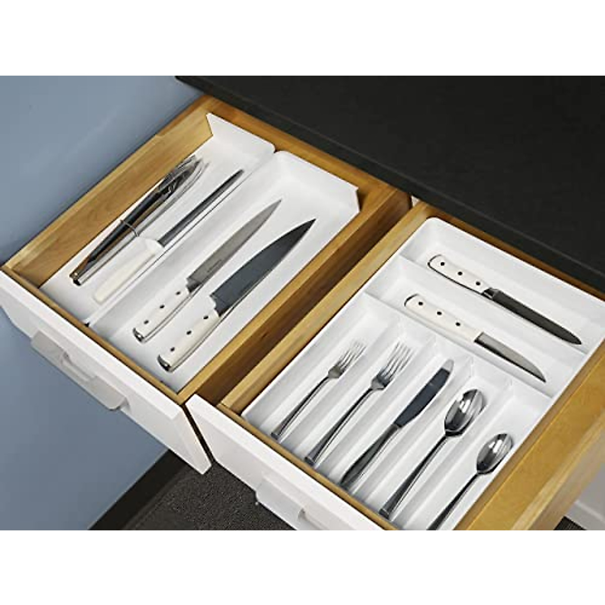Simple Houseware Expandable Kitchen Drawer Flatware Organizer