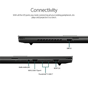 Asus 2022 Latest Vivobook S 14X 14.5 OLED 2.8K 120Hz Laptop, 14 Cores Intel Evo 12th Gen i7-12700H, 100% DCI-P3 Pantone 600nits 16:10, Wi-Fi 6E, Backlit KB, Thunderbolt 4 (12GB RAM