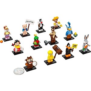 LEGO Minifigures Looney Tunes 66667 Building Kit; Cool Toys to Add Fun Action to Sets; an Awesome Collectible Gift for Looney Tunes Fans or Kids of Any Age, New 2021 (6 Pack)