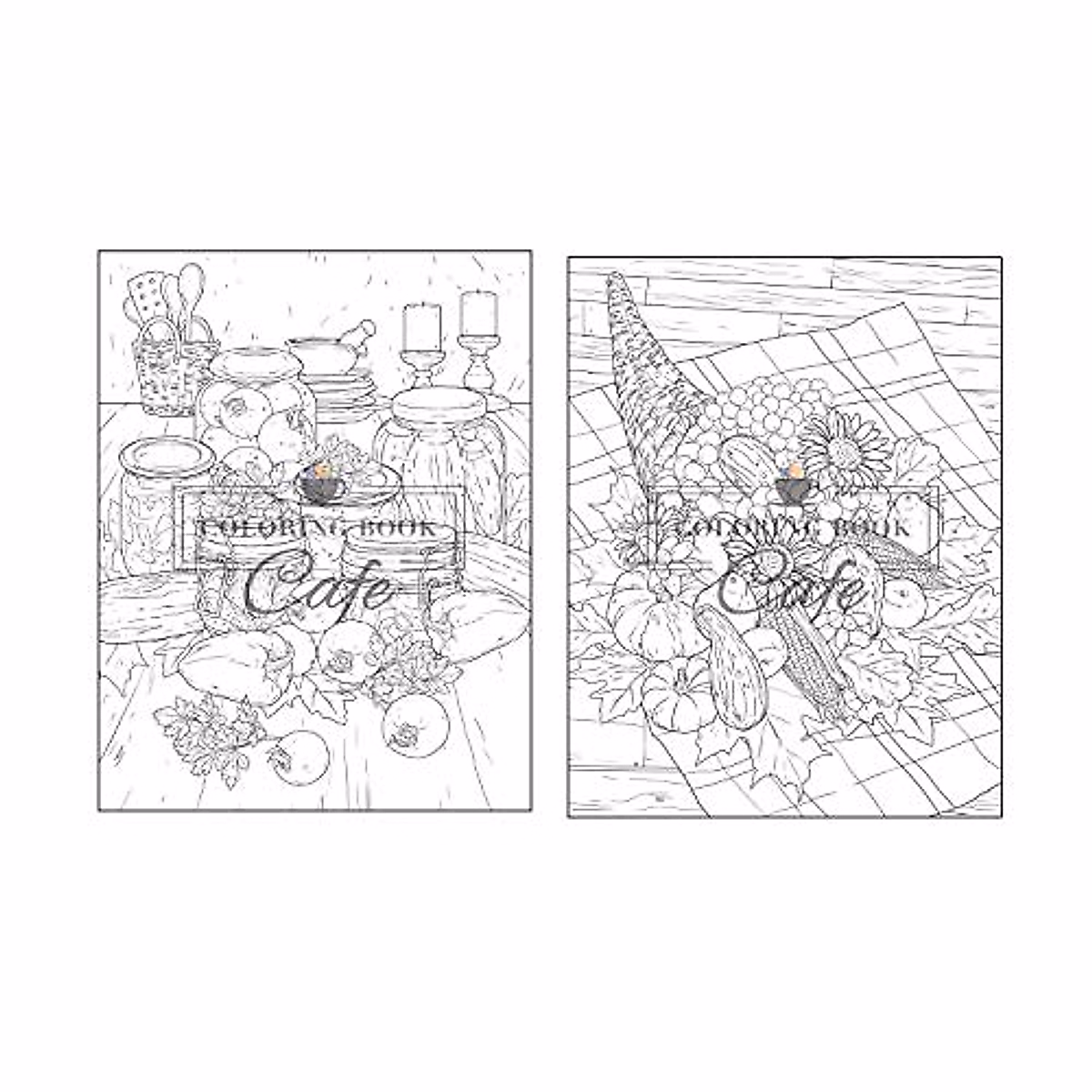 Country Autumn Coloring Book: An Adult Coloring Book Featuring Charming Autumn Scenes, Relaxing Country Landscapes and Cute Farm Animals