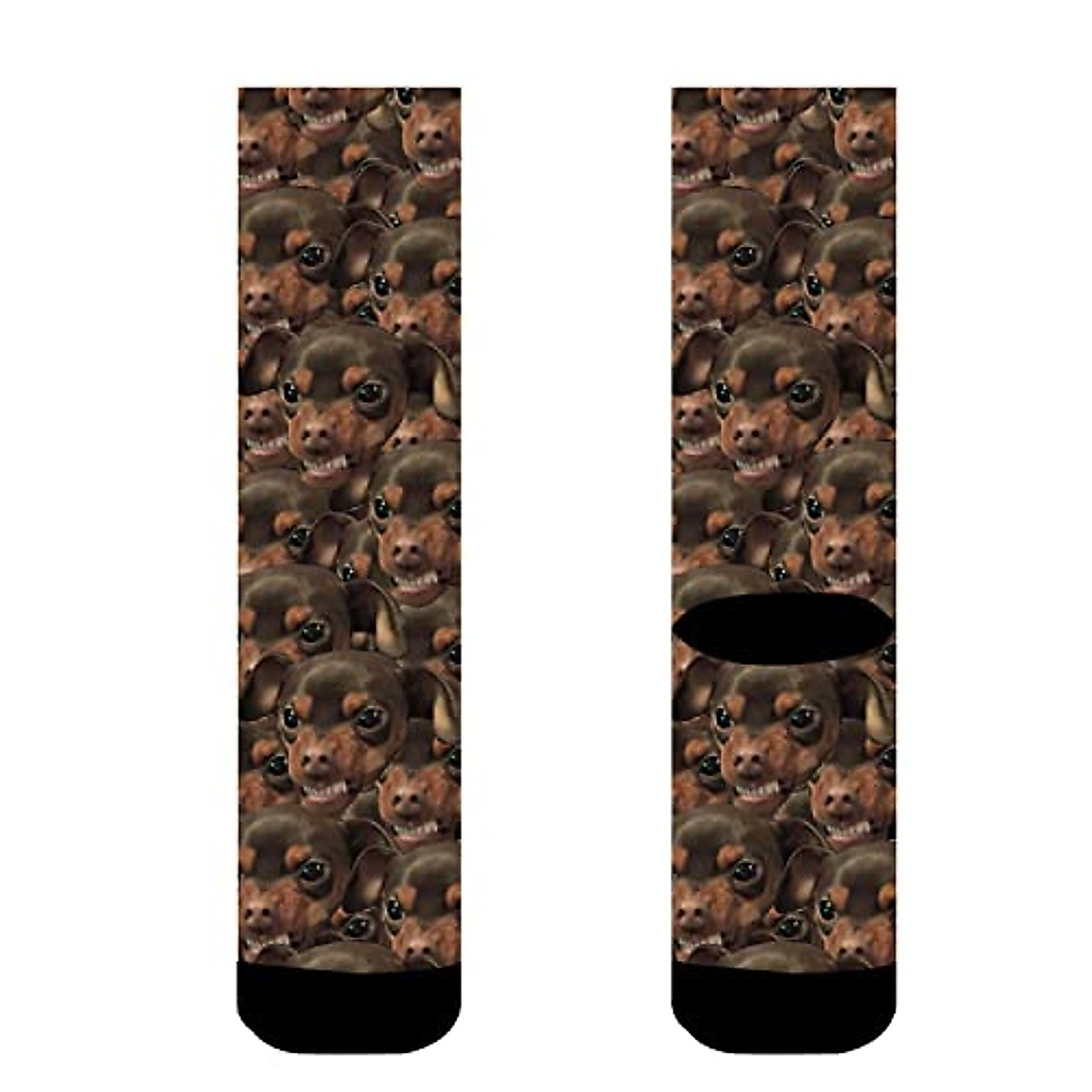 Kervaky Custom Socks with Face Dog Socks, Your Photo on Personalized Socks with Picture for Men Women