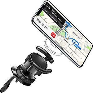 PKYAA Socket Grip Car Phone Holder, Modern Design Fits Most Air Vent, Adjustable Air Vent Stand Car Phone Mount for GPS Navigation, 360° Rotating Head, Perfect for Expanding Stand and Grip Users