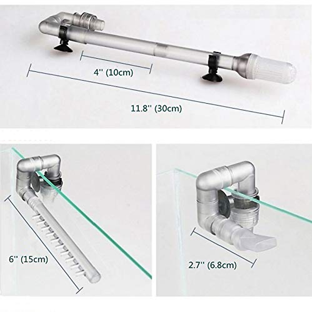 BASE WAVE Aquarium External Filter Accessories Inflow Outflow Kit for Canister Filter 1/2'' ID Hose