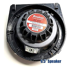 ASC Audio 6" 5" 5.25" Car Stereo Front Door Speaker Install Spacer Mount Plate Bracket Adapters and Speaker Wire Harness Connectors Combo for 2002-2006 Acura RSX, 2003-2007 Honda Accord