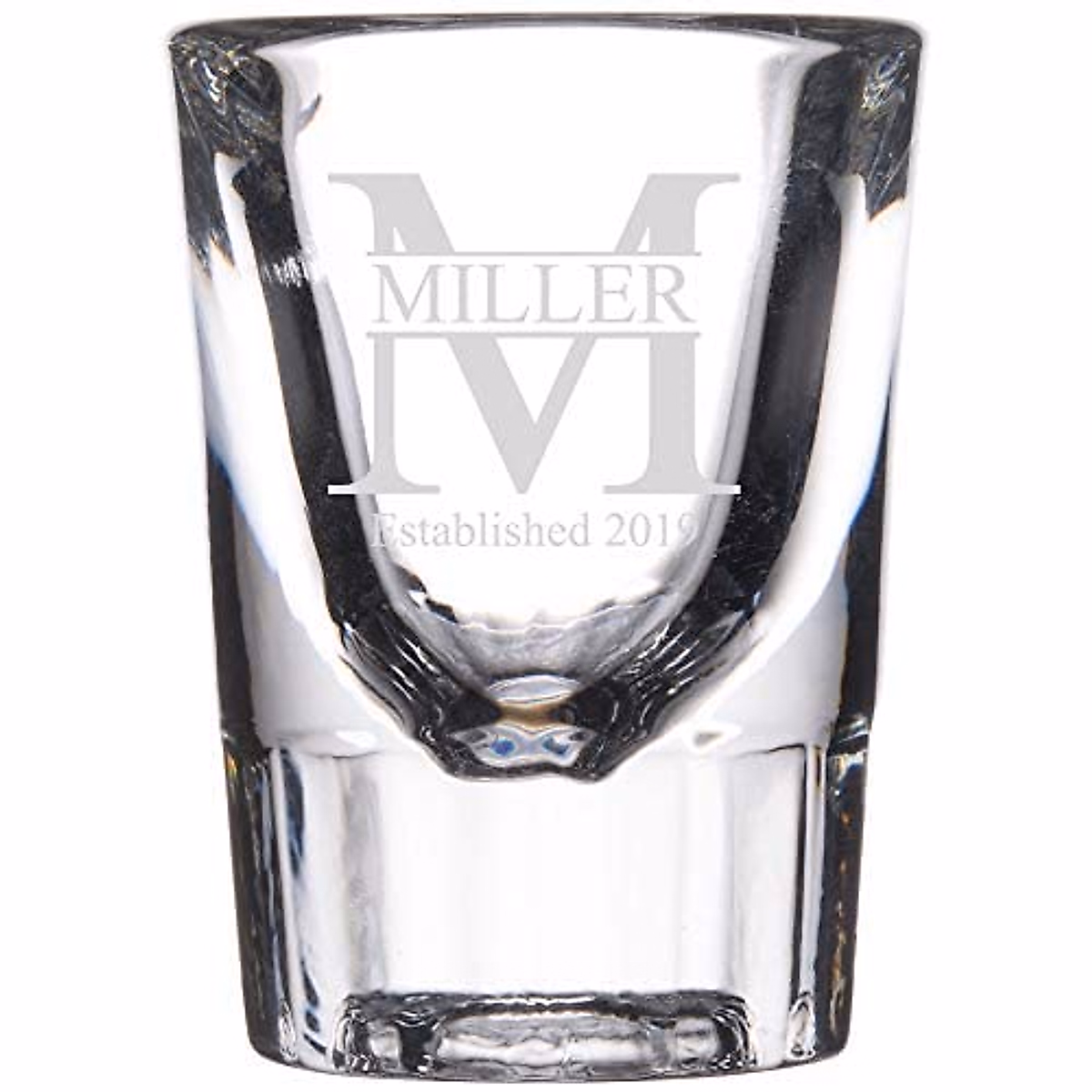 Personalized Whiskey Shot Glasses | Custom Engraved (set of 4) | Miller Design
