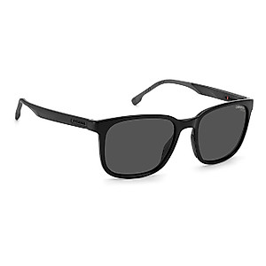 Carrera Men's 8046/S Rectangular Sunglasses, Black, 54mm, 19mm