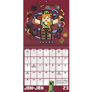 2023 Minecraft Mini Wall Calendar (Bilingual French) (French Edition)