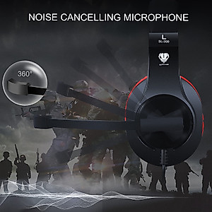 Headset for PS5 Games,PS4,Xbox,PC, Kids Headphones with Mic for School Supplies,Gaming Headphones Wired,Headphones with Microphones,Gaming Headphones for Girls Headset with Mic