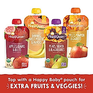 Happy Baby Organics Muffin Mix, Apple Carrot & Cinnamon, 8 Ounce Pouch (Pack of 1)