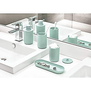 iDesign Cade Bathroom Accessories, Soft Aqua