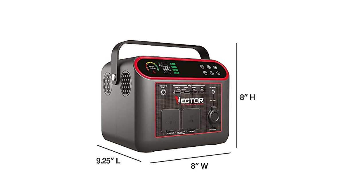 VECTOR VECLIPS6 733W Power Station - Charge 9 Devices