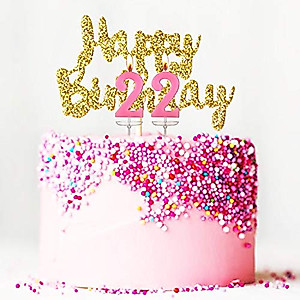 12 Pieces Birthday Number Candle Cake Numeral Candles Christmas New Year Rainbow 0 - 9 Cake Topper Decoration for Birthday, Party, Wedding, Celebration, 10 Pieces of 0 - 9 and Extra 2 Pieces of 1, 2