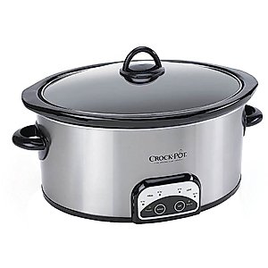 Crock-Pot SCCPVR700SA 7-Quart Smart-Pot Slow Cooker - Brushed Stainless Steel