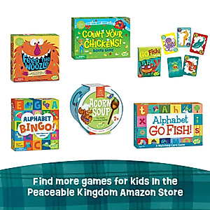 Peaceable Kingdom Snug as a Bug in a Rug Award Winning Cooperative Preschool Skills Builder Game for 2 to 4 Kids ages 3+