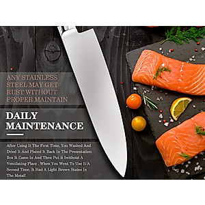 Chef’s Knife,Japanese Chopping & Meat Knife Gyuto Chef’s Knive Kitchen Cutting Knife’s for Cooking Santoku Knives Set,Forged High Carbon Chef Sharp Knife for Cutting Meat- CREATIVELAND