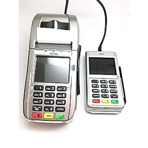First Data FD150 EMV CTLS Credit Card Terminal and RP10 PIN Pad with Carlton 501 Encryption Bundle