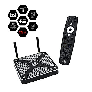 BuzzTV X5 TV Box - Android OS 11 - Amlogic 905x4-4GB DDR - 128GB eMMC