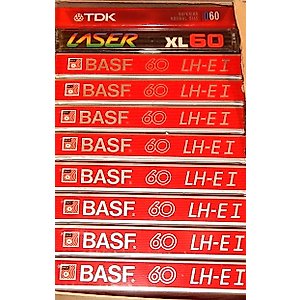 MAXELL 109010 Dictation & Audio Cassette - Normal Bias - 60 Minutes -30 x 2 - Pack of -10