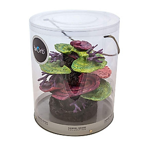 biOrb 48361 Coral Rock Ornament, Green/Purple