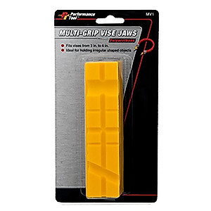 Performance Tool MV1 3-Inch to 6-Inch Polyurethane Soft Grip Vise , Yellow