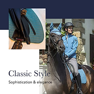 Suede Dressage Square White Large