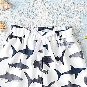 Baby Swim Trunks, Toddler Infant Swimsuit Shark Bathing Suit Beach Swimming Shorts (Shark, 0-6 Months)