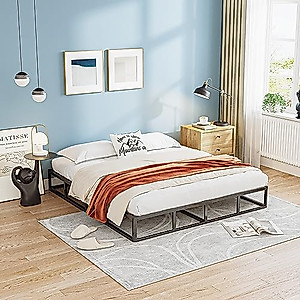 Aardhen 7 Inch Box Spring for Queen Bed,High Profile Strong Metal Frame Mattress Foundation, Quiet Noise-Free,Easy Assembly, 3000lbs Max Weight Capacity