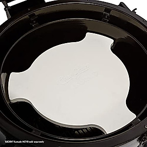 Char-Griller 6201 AKORN Smokin Ceramic Smoking Stone, 15”L x 15”W x 1”H, Ivory