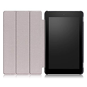 Asng All-New Fire 7 2019 Case, Slim Lightweight Tri-fold Stand Cover for Fire 7 2019 (9th Gen, 2019 Release) (Drak Blue)