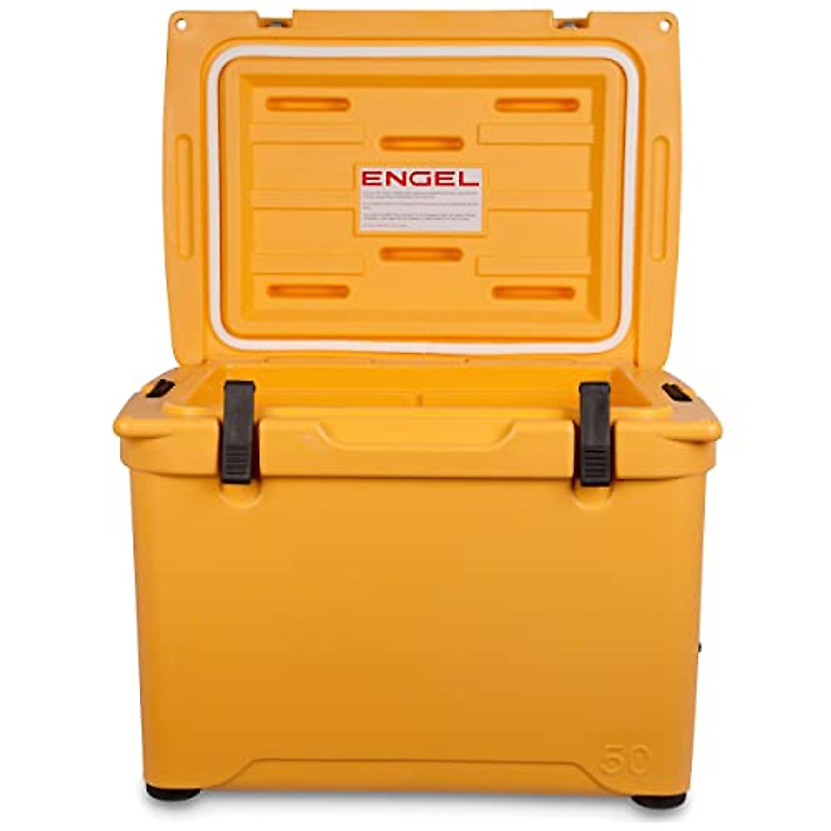 Engel Coolers ENG50 Cooler | 60 Can High Performance Durable Seamless Rotationally Molded Ice Box for Camping, Hunting, and Fishing - Iced Mango