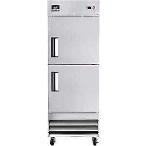 Nexel Reach In Split Door Freezer, 2 Solid Doors, 23 Cu. Ft.