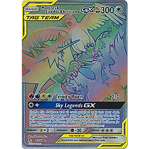 Moltres & Zapdos & Articuno Tag Team GX - 69/68 - Secret Rare - Hidden Fates