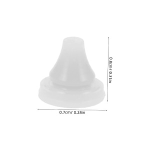 Mipcase 1set Shower Head Replacement Nozzles for Shower Outdoor Shower Nozzle Steam Shower Nozzle Shower Spray Nozzle Handheld Shower Nozzle Shower Nozzle Replacement White 10pcs