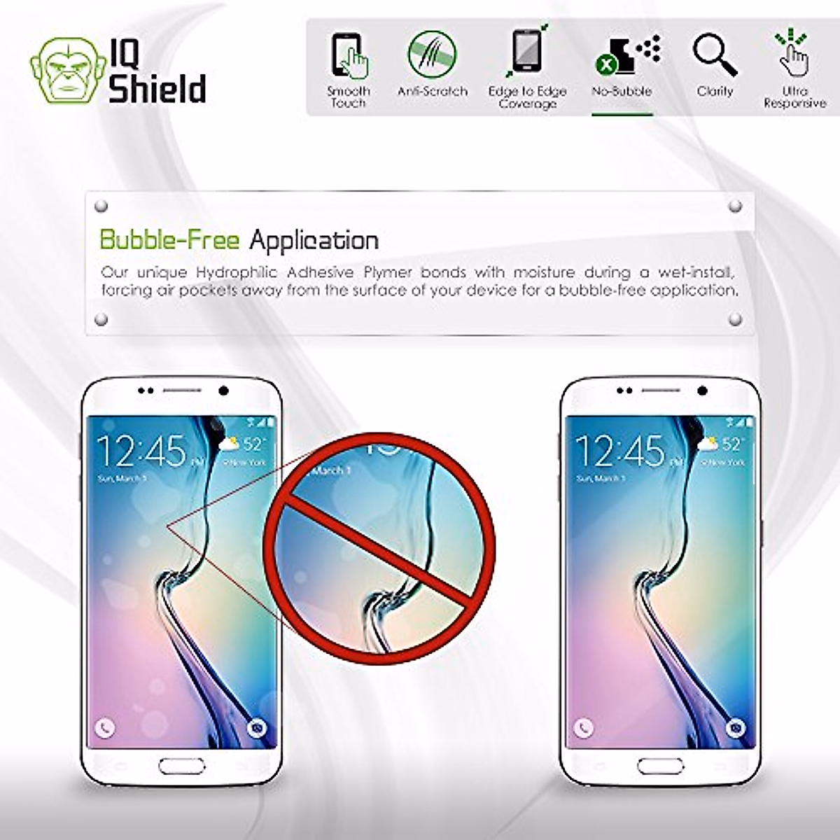 IQ Shield Screen Protector Compatible with Sony Alpha (SLT-A55) LiquidSkin Anti-Bubble Clear Film