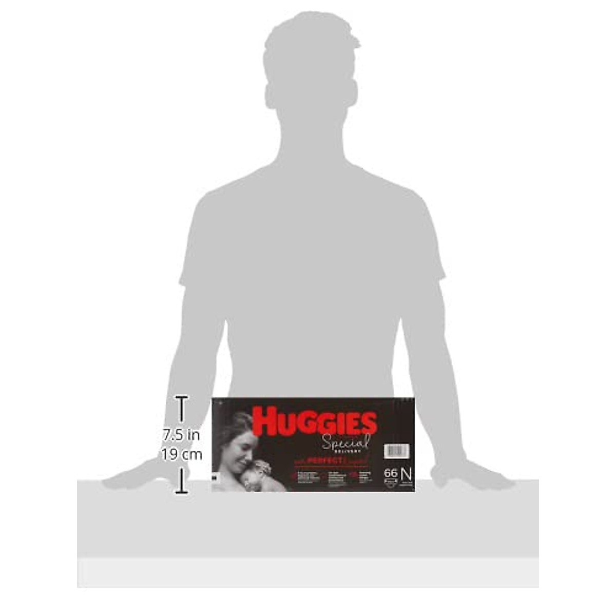 Huggies Special Delivery Hypoallergenic Baby Diapers, Size Newborn (up to 10 lbs.), 66 Count, Giga Jr. Pack