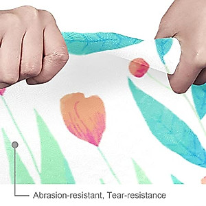 Yoga Mat, Yoga Mats for Home Workout, Workout Mat, Exercise Mats, Pilates Mat, Hello Summer Flower Pattern