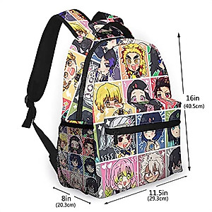 Horckey Anime Backpack For Girls And Women School Backpacks Bookbag Laptop For Men Boys