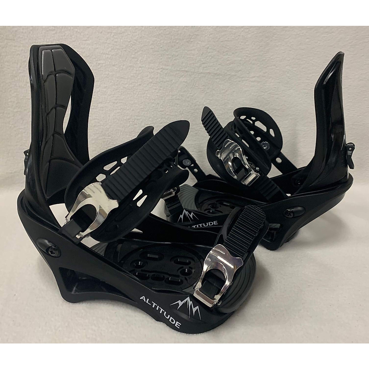 ALTITUDE "Rider 4X4 Burton 3D EST Snowboard BINDINGS (Black) S/M Men 6-8.5 Women 7-9.5
