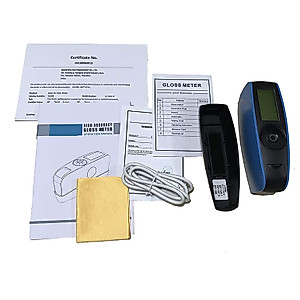 YFYIQI Tri Gloss Meter 20 60 85 Degree Gloss Meter with High End QC Software 35000 Data Hold Measurement Range 20° 0-2000GU 60° 0-1000GU 85° 0-160GU