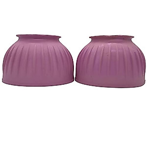 Couvre: Pair of Horse Hoof Protector European Style Baby Pink Color. (M)