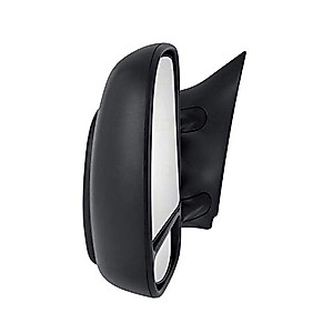 AutoShack KAPFO1320226 Driver Towing Mirror Manual Black Textured Non-Heated Manual Folding Replacement for 1999-2007 Ford F-250 Super Duty F-350 Super Duty 2000-2005 Excursion 5.4L 6.0L 6.8L 4WD RWD