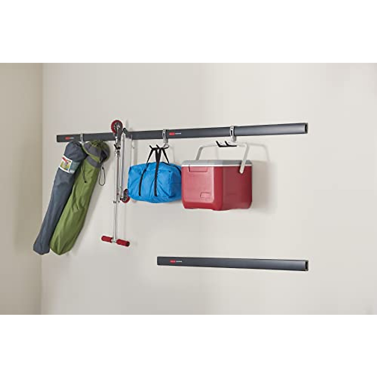 Rubbermaid FastTrack Cooler Hook, Garage Organization and Storage, Heavy Duty, Durable Locking Fit, Storage for Coolers, Cords, Ropes, Small Hoses