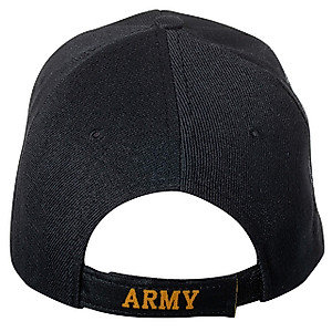 Officially Licensed United States Army Disabled Veteran and Proud of it Embroidered Black Baseball Cap