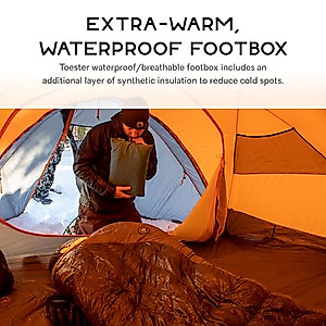 NEMO Sonic Down Mummy Sleeping Bag - Long - Goodnight Gray/Goldfinch