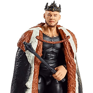 WWE King Corbin Elite Collection Series 83 Action Figure 6 in Posable Collectible Gift Fans Ages 8 Years Old and Up​