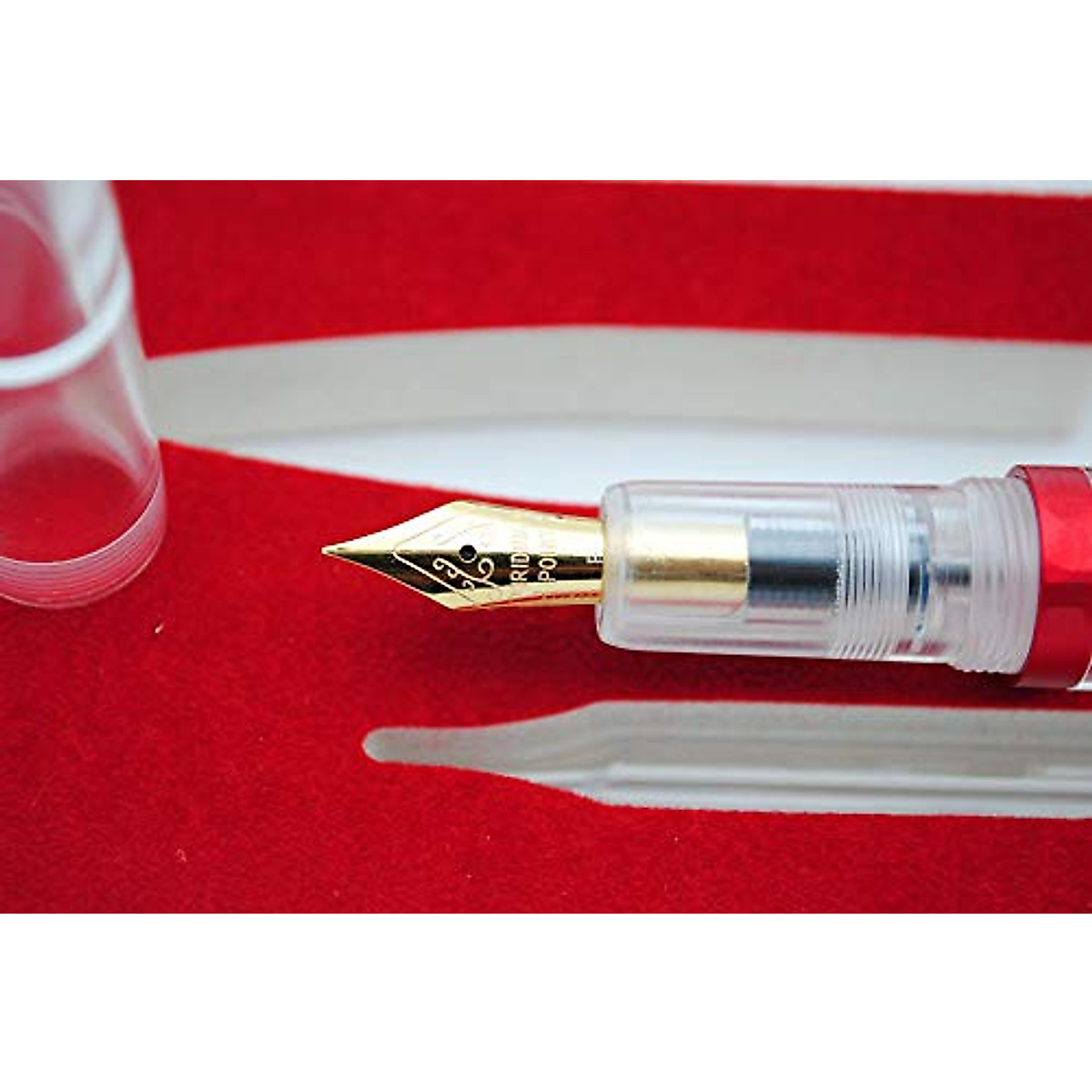 czxwyst M2 Large Ink Capacity Eyedropper Fountain Pen Eye Dropper Filling Pen Set for Collection/Business/Signature/Student/Office/Calligraphy (Fine Nib)