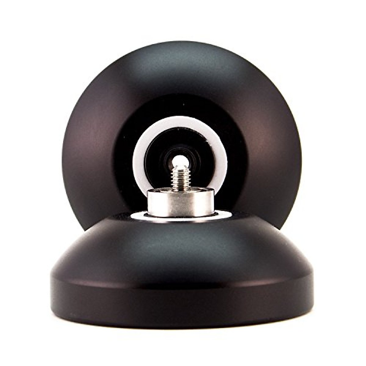 YoyoFactory Dv888 - A Simple and Comfortable Beginner Friendly Yoyo - Comes with Extra String & Pre Tied Finger Loop - Constructed from Aircraft Grade Aluminum - for Novice and Advanced Tricks Black